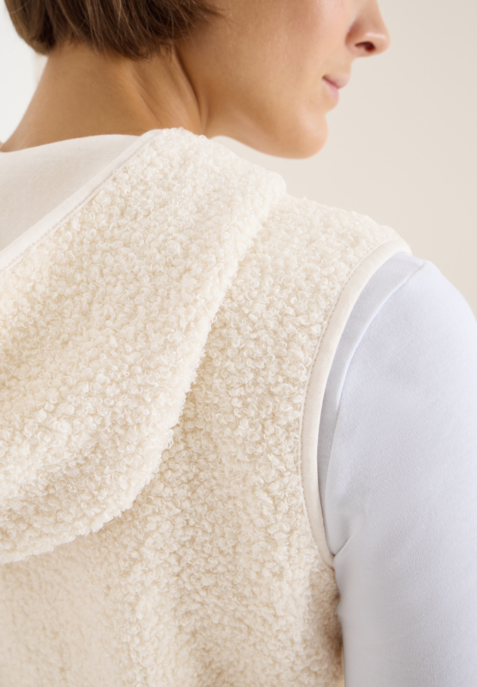 CECIL Weste Damen weiß uni, CECIL Weste Damen weiß uni